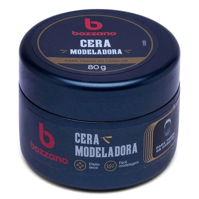 Cera Modeladora de Cabelo Bozzano - 80g - Drogarias Minas Mais