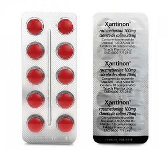 Xantinon com 10 Comprimidos - União Química - Drogarias Minas Mais