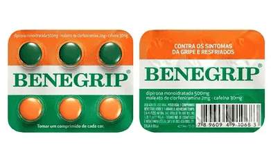 Benegrip 500mg + 30mg + 2mg com 6 Comprimidos - Hypera - Drogarias ...