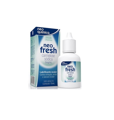 Neo Fresh Solução de Uso Oftálmico - 15ml - Drogarias Minas Mais