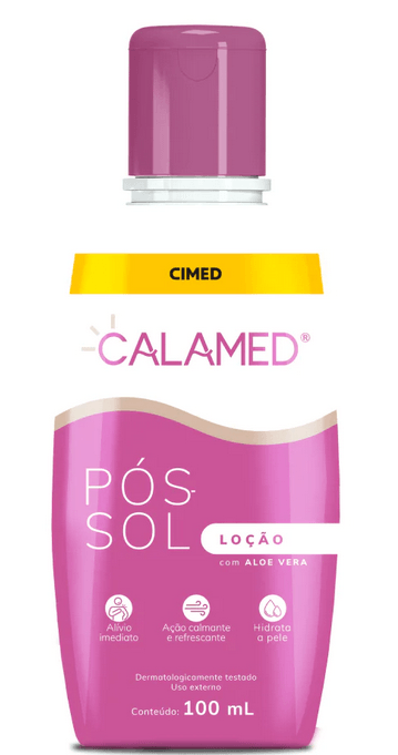 Calamed Loção Pós Sol - 100ml - Drogarias Minas Mais