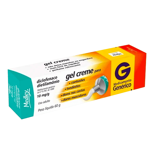 Diclofenaco Dietilamônio 60g - Medley Genérico - Drogarias Minas Mais