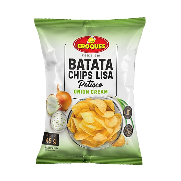 Batata Croques Onion Cream - 45g - Drogarias Minas Mais