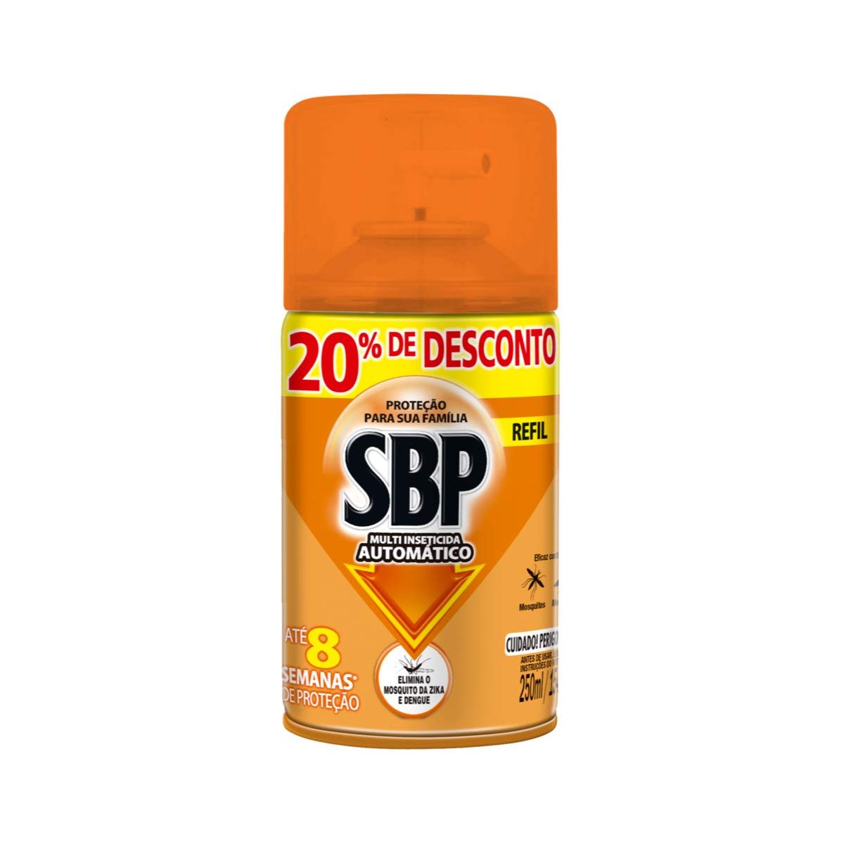 Inseticida SBP Automático Refil Cintronela - 250ml - Drogarias Minas Mais