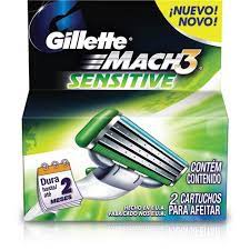 Carga Mach 3 Sensitive com 2 Unidades - Drogarias Minas Mais