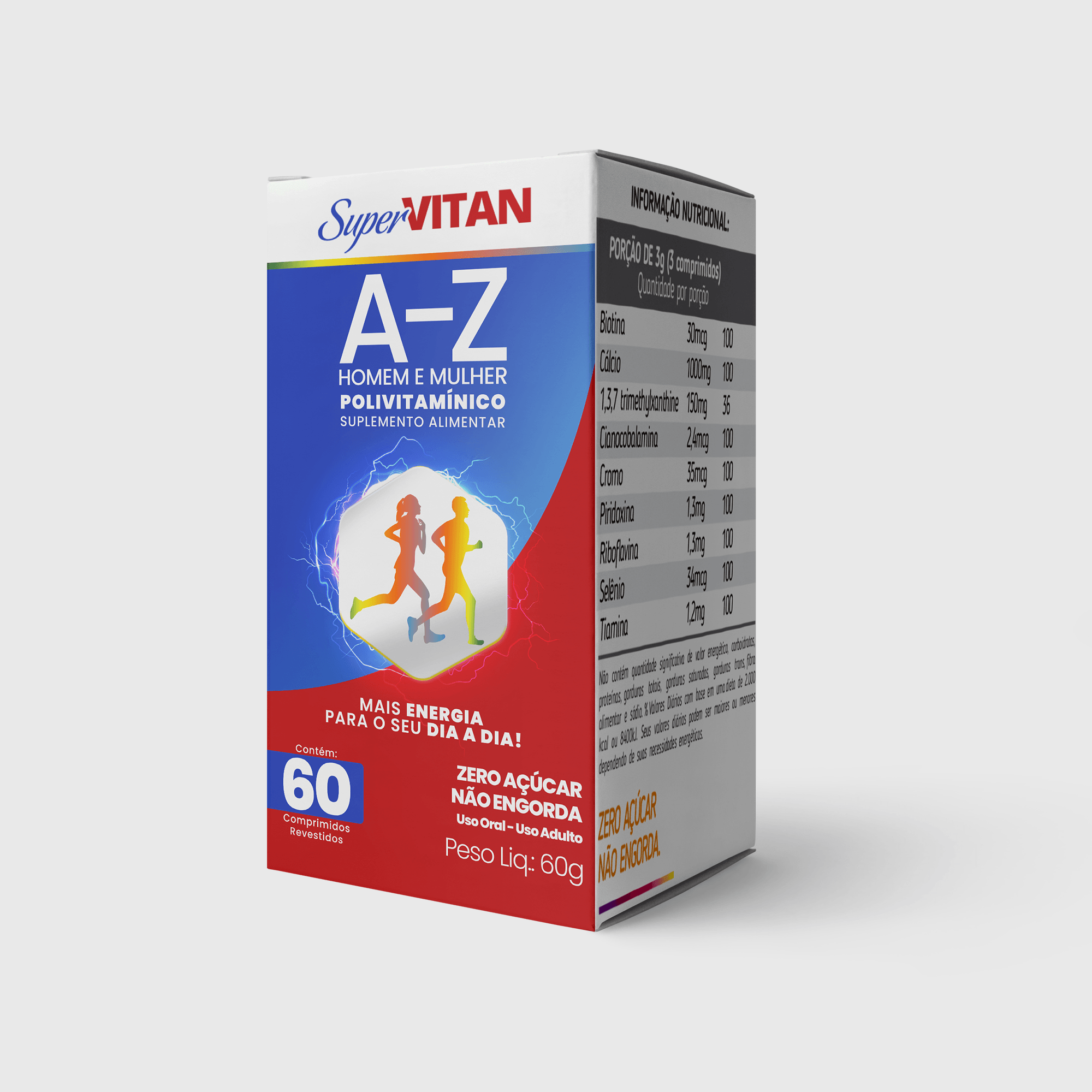 Supervitan Polivitamínico A-Z - 60 Comprimidos