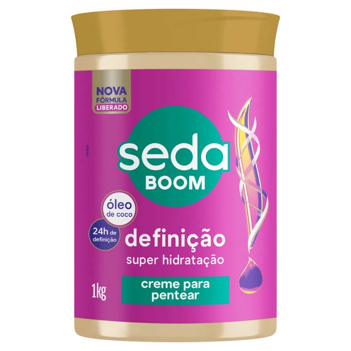 Creme de Pentear Seda Boom Definição Super Hidratação - 1kg - Drogarias ...