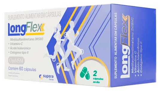 Longflex com 60 Cápsulas - Supera - Drogarias Minas Mais
