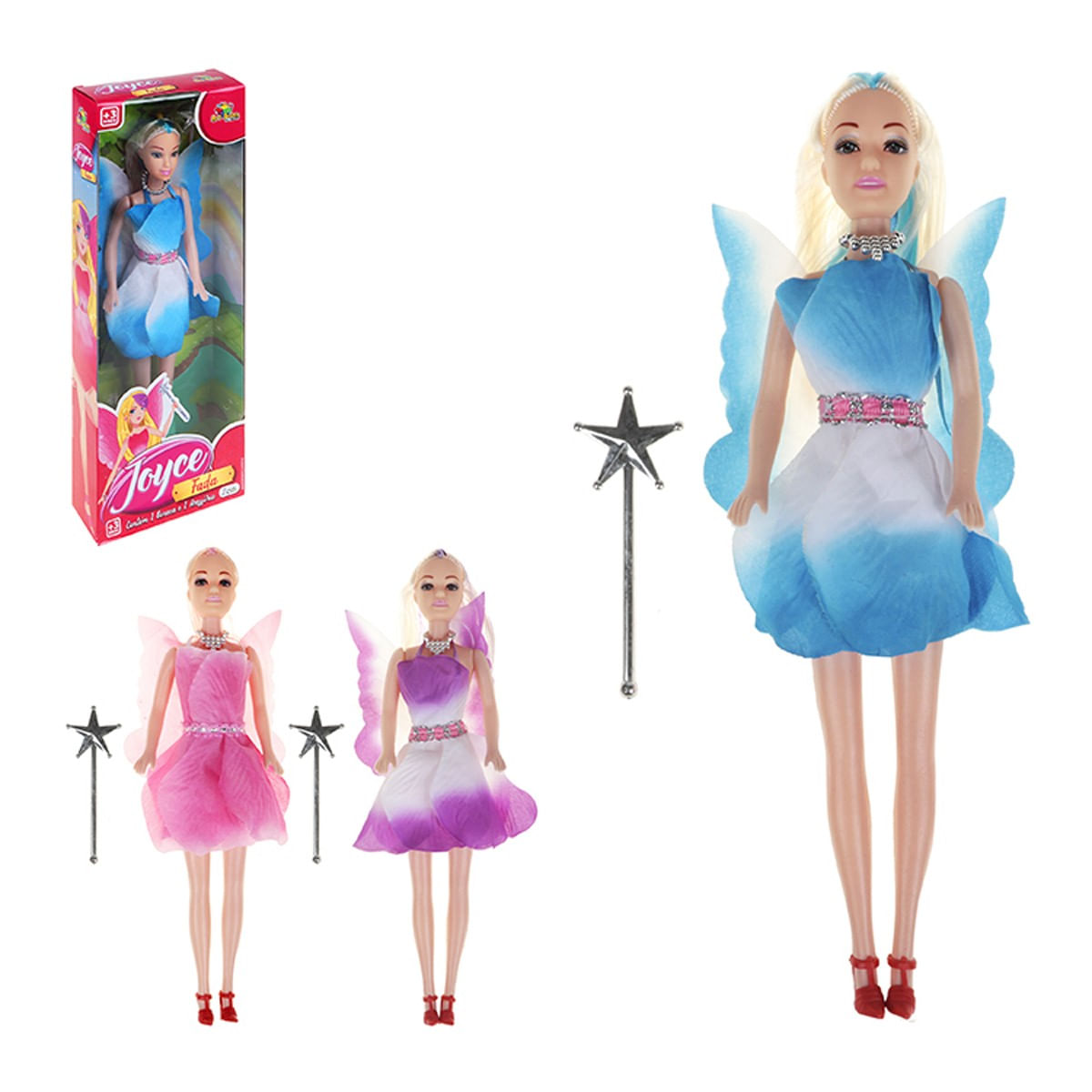 Brinquedo Boneca Joyce Fada - Drogarias Minas Mais