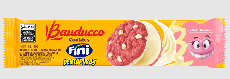 Biscoito Bauducco Cookies Maxi Sabor Fini Dentaduras - 96g - Drogarias ...