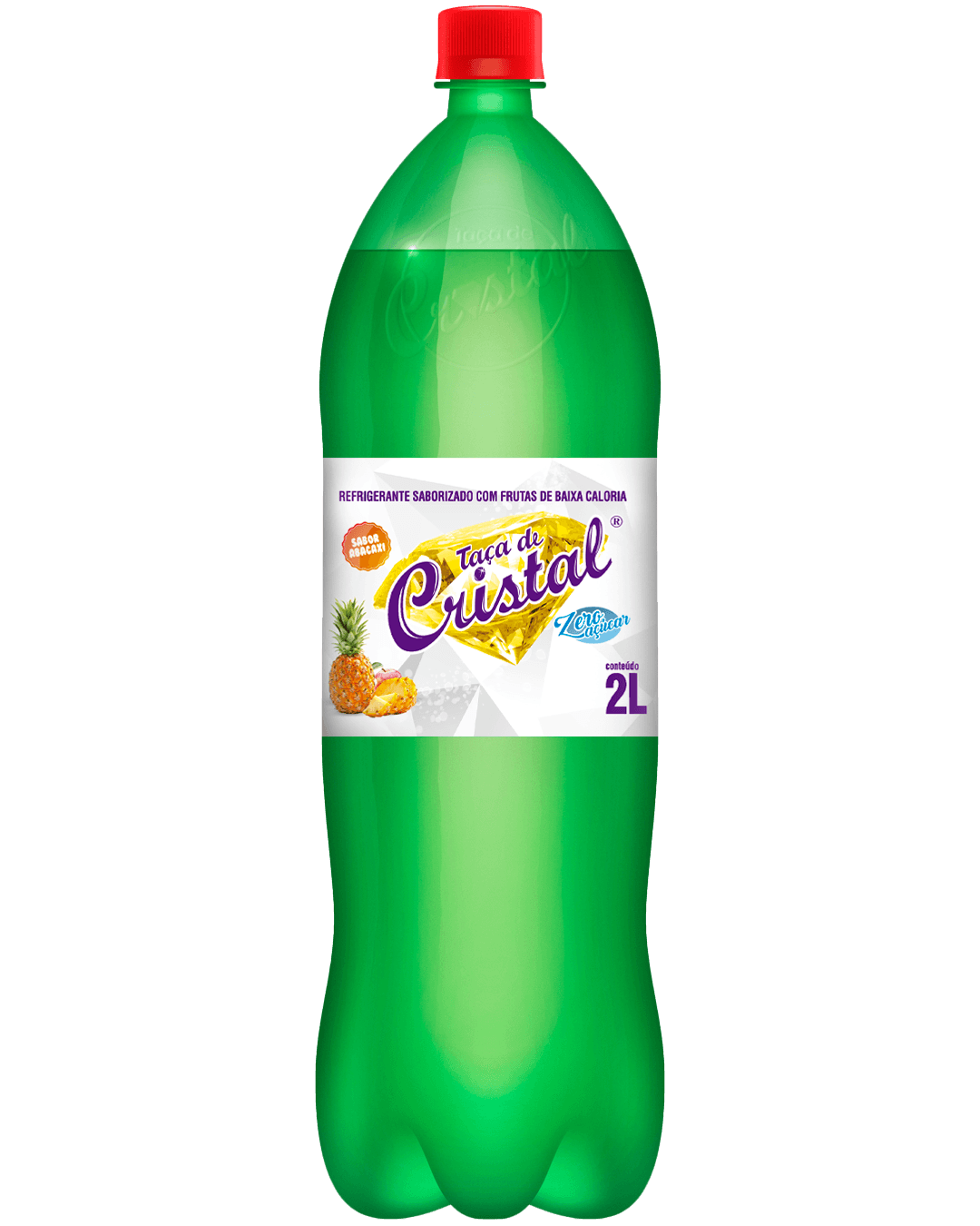 Refrigerante Taça de Cristal Abacaxi Zero Açúcar - 2L - Drogarias Minas ...